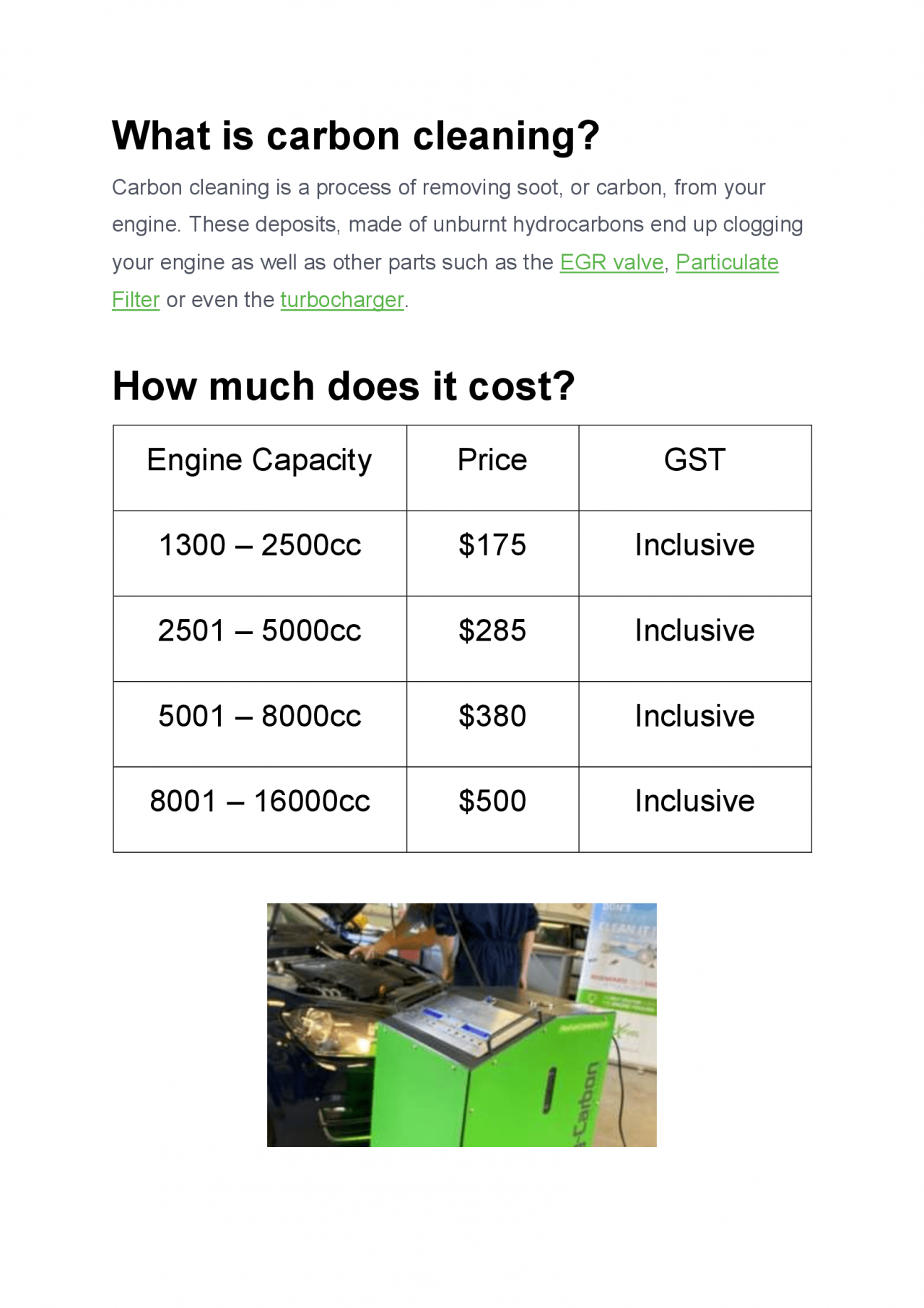 Carbon Tech | Solving your problems